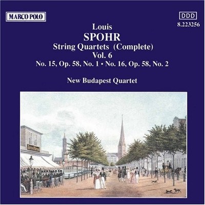 LOUIS SPOHR NEW BUDAPEST QUARTET - Spohr: String Quartets, Vol 6 ...