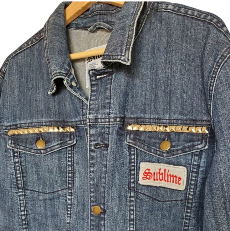 Sublime Denim Jacket, Sun w/Sublime Logo on back. Su… - Gem