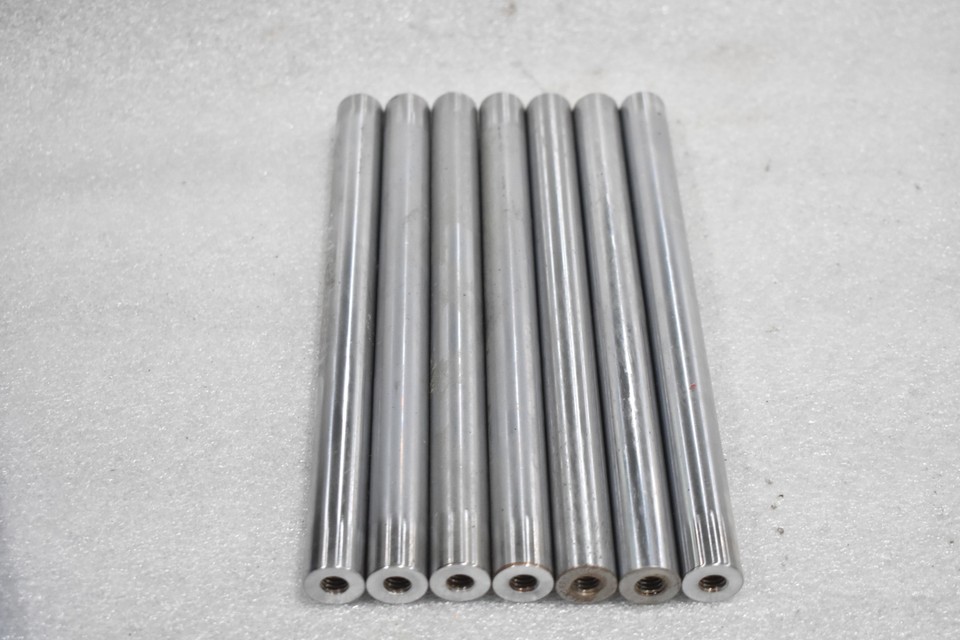 DOUBLE END FEMALE TAPPED STEEL ROD 5/16" THREAD, 9-3/8" OAL, 1-7/8" TAP ...