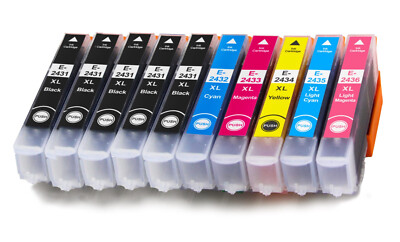 10 Ink Cartridge Fits Epson XP-55 XP-750 XP-760 XP-850 XP-860 XP-950 XP ...
