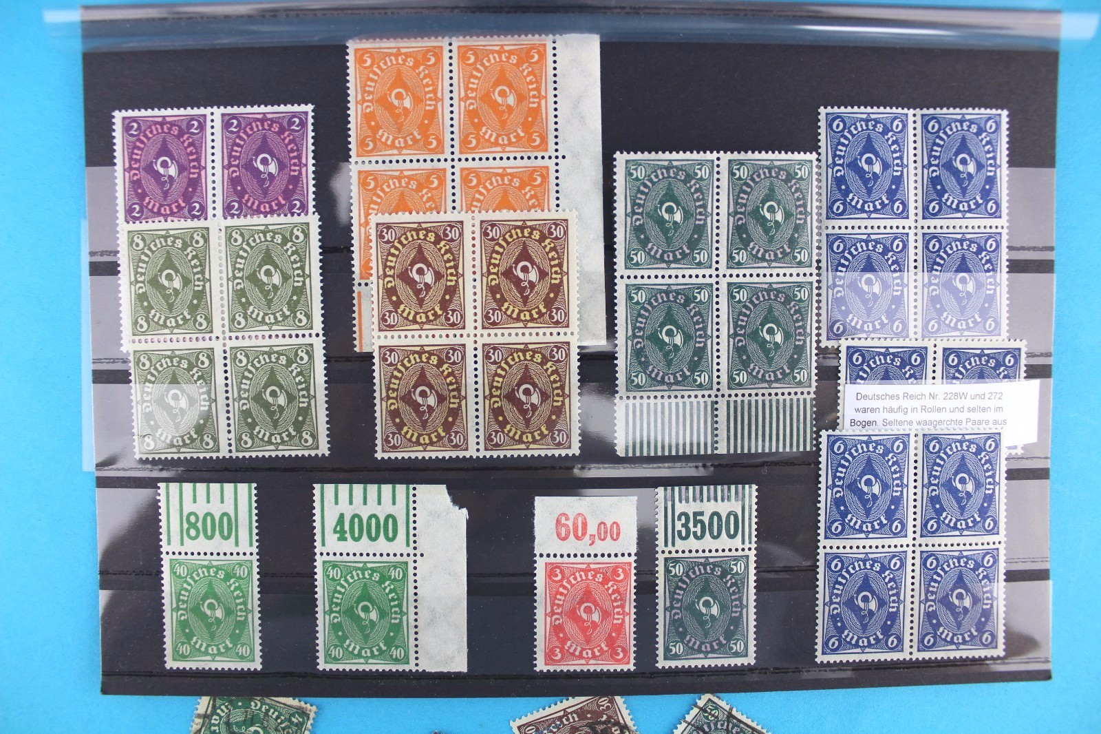 Deutsches Reich Lot stamp Briefmarke Michel Mi lot Posten TOP 228 272 ...
