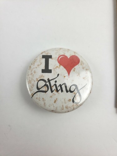 VINTAGE 1980s THE POLICE PIN BUTTON STING - AUTHENTIC | eBay