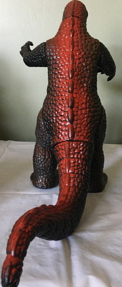 Godzilla 1997 Vintage Dormei ~14” Black/Red Moveable Head, Arms, Legs ...