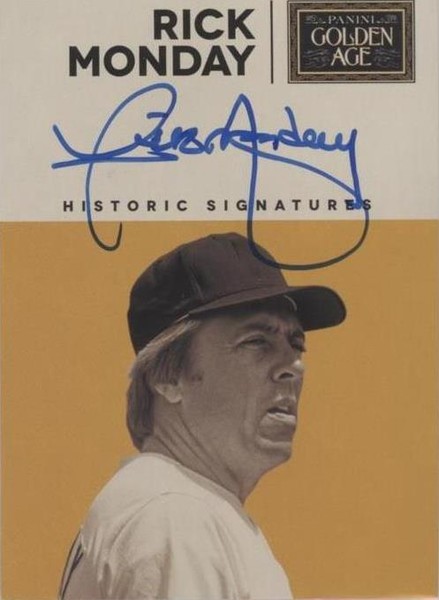 2014 Panini Golden Age - Historic Signatures #RMO Rick Monday (AU) for ...