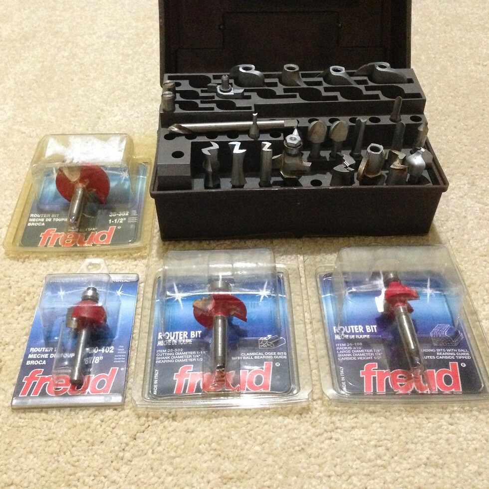 Sears Craftsman Professional Router, Case, Router Guide, Bits, Manuals ...