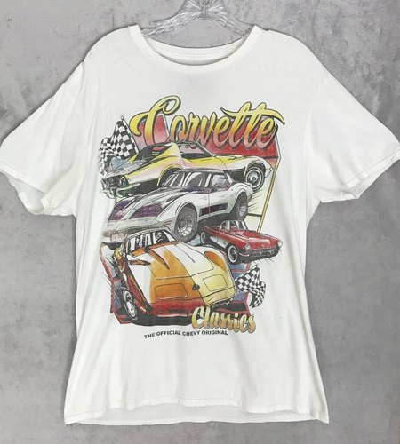 Chevrolet CORVETTE T-Shirt Vintage Coupe Convertible Fade Wash Graphic ...