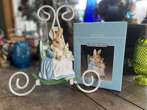 SCHMID BEATRIX POTTER WALL PLAQUE F. W. & CO 1990 WITH ORIGINAL BOX | eBay