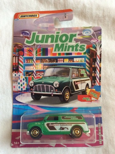 2020 Matchbox Austin Mini Van #5/6 [Green] Junior Mints Series Candy ...