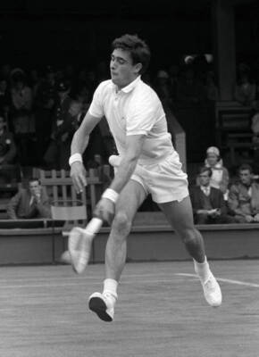 Tennis 1963 Wimbledon Mens Singles Britains Roger Taylor 2 Old Photo ...