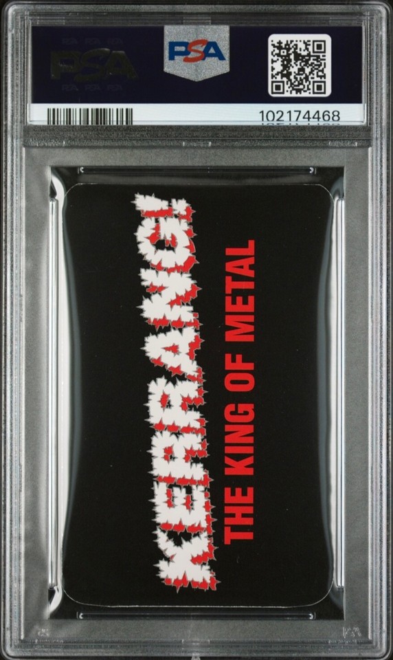 1993 Kerrang Playing Cards PHIL ANSELMO PSA 6 solo rookie Pop 1 highest ...