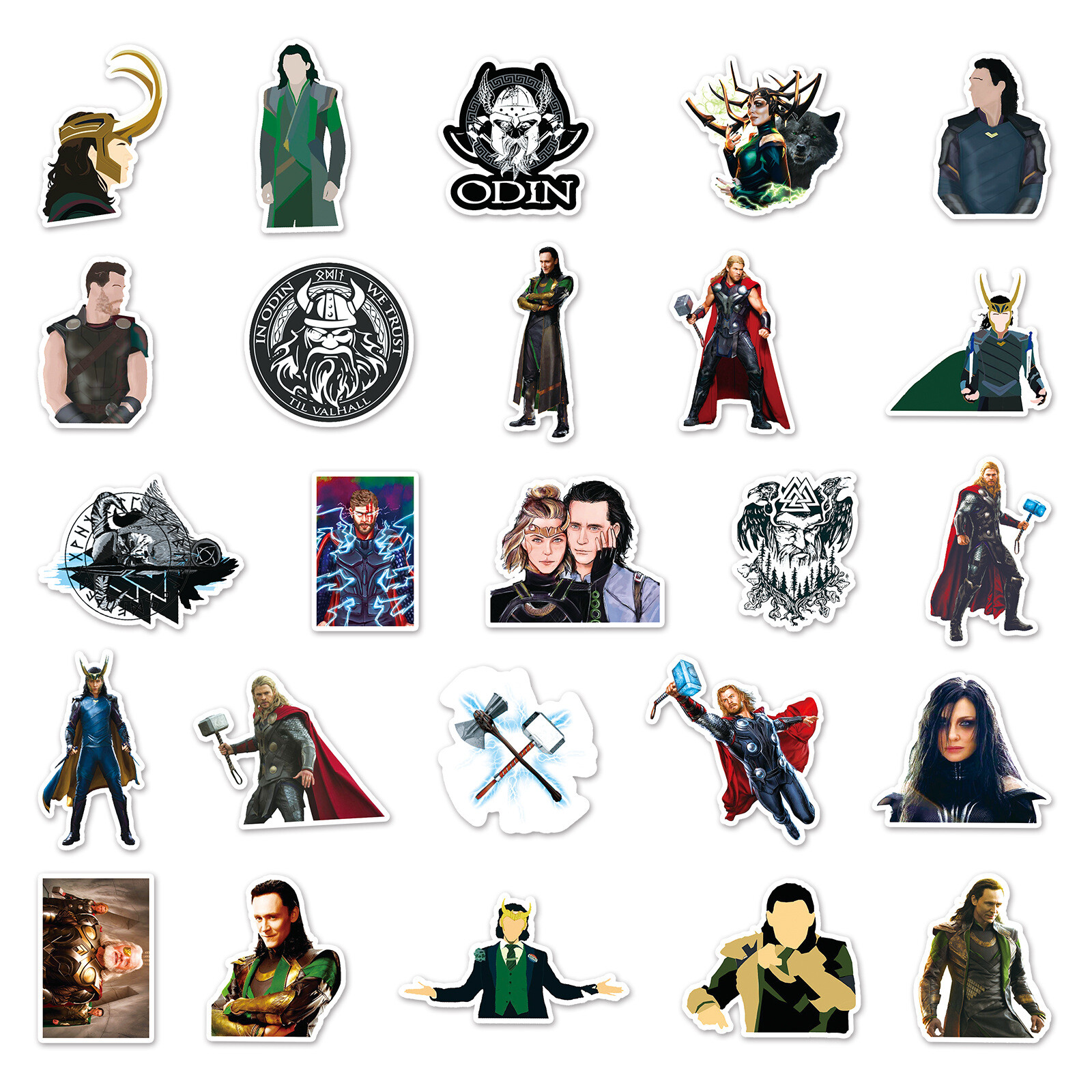 50Pcs/set Classic Tv Show Loki Season Waterproof Stickers Vinyl Decal ...