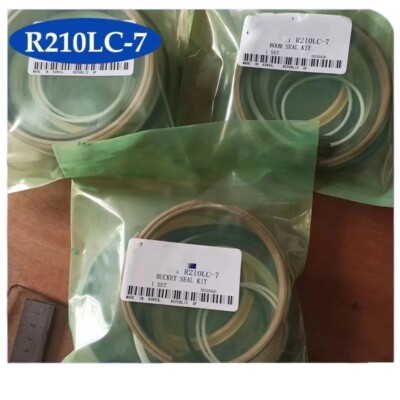 For Hyundai R210LC-7 R210-7 Boom Arm Bucket Cylinder Repair Seal Kit ...
