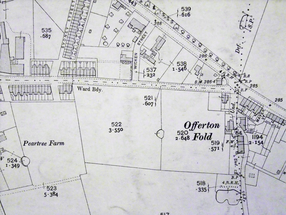 Cheshire Ordnance Survey map plan history Stockport Edgeley Davenport ...
