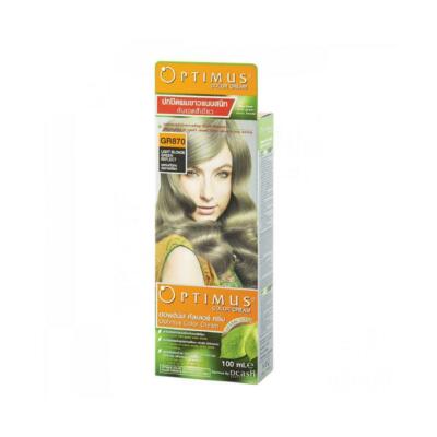 OPTIMUS Color Cream Gray Cover GR870 Light Blonde Green Reflect 100 ml ...