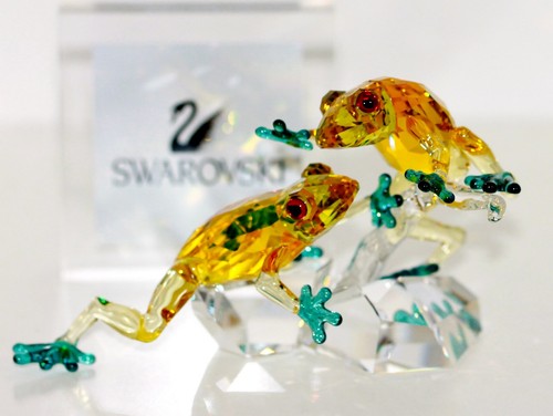 Swarovski Original Figurine Crystal Paradise Frogs 5522680 New 9009655226804 | eBay