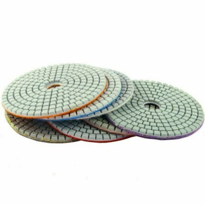 5" DIAMOND POLISHING Grit 15 Grit 30 PAD 34 PIECE Granite Concrete ...