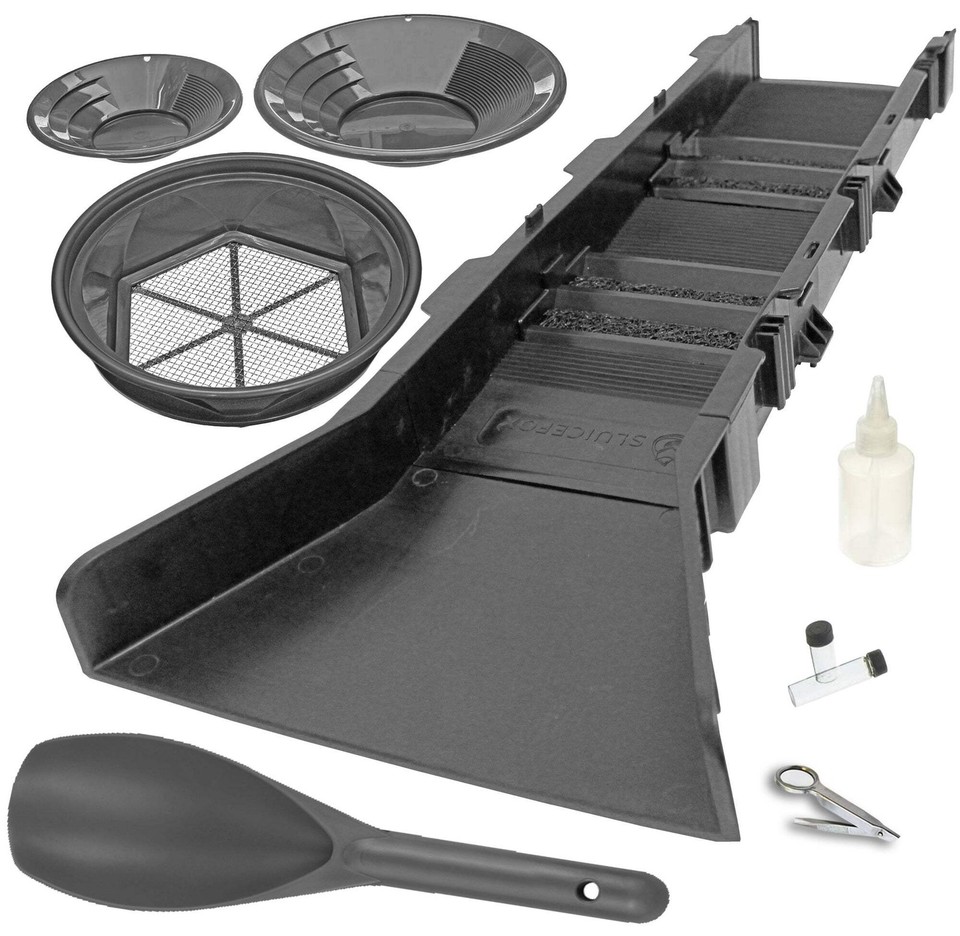 Sluice Fox 10-Piece Gold Panning Kit with 31" Sluice | eBay