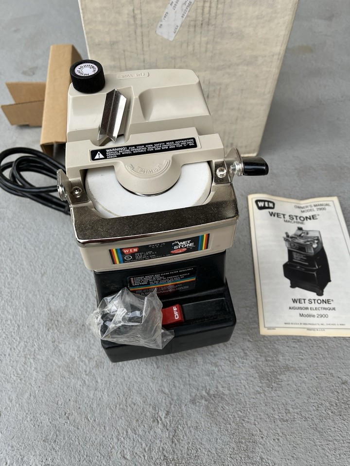 Wen Model 2900 Wet Stone Sharpening Machine KNIVES CHISELS DRILL BITS ...