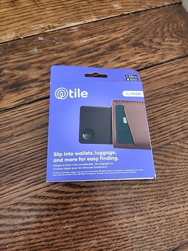 Tile by Life 360 Slim Wallet Finder Bluetooth Tracker, Item Locator ...