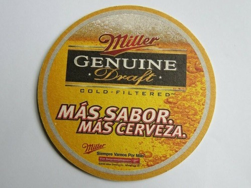 Bière dessous de Verre : Miller Lite & Draft ~ Mas Sabor Cerveza ...