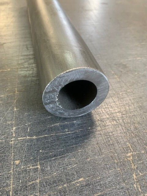 2.5" OD x 3/8" Wall DOM Seamless Round Tube x 3" Long, Mild Steel ...