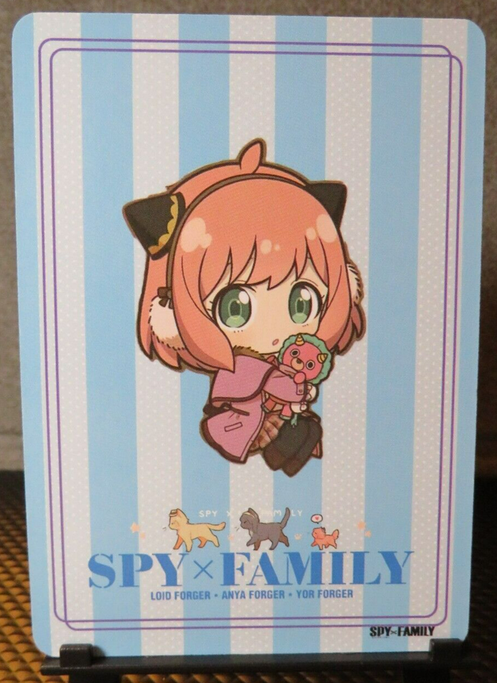 Anya Forger Spy x Family Art Card Shiny Holo Glitter NM CCG Collectible ...