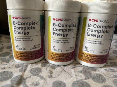 3X Cvs B-Complex Energy 30 Tablets Each Exp 02/2025 Rd⬇️ | eBay