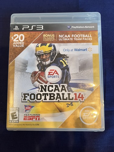 Sony PlayStation 3 Video Game NCAA Football 14 PS3 (Walmart Exclusive ...