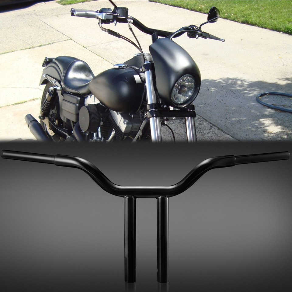 MX T Bars 10" 12" 14" 16" Rise Handlebar For Harley Dyna Softail ...
