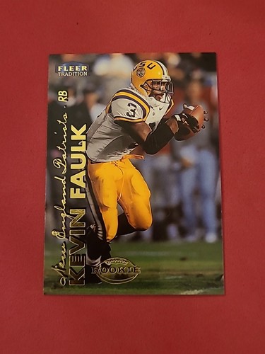 1999 Kevin Faulk ROOKIE RC Fleer Tradition Football Card #269 | eBay