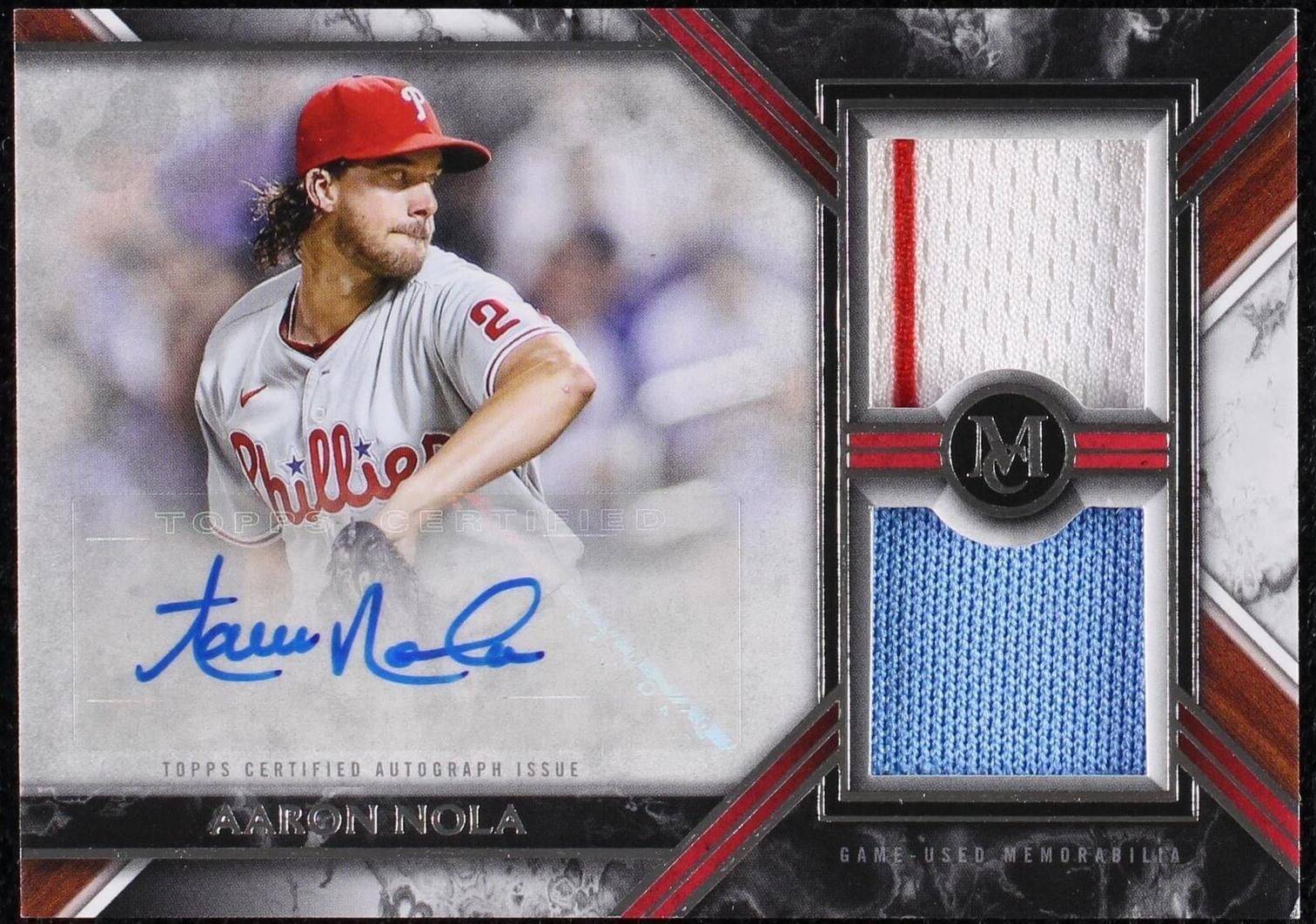 2022 Topps Museum Collection - Swatches Dual Relic Autographs Aaron ...