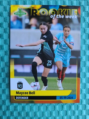 /260 2024 NWSL Parkside Pronto Maycee Bell #9 - Rookie Of the Week | eBay