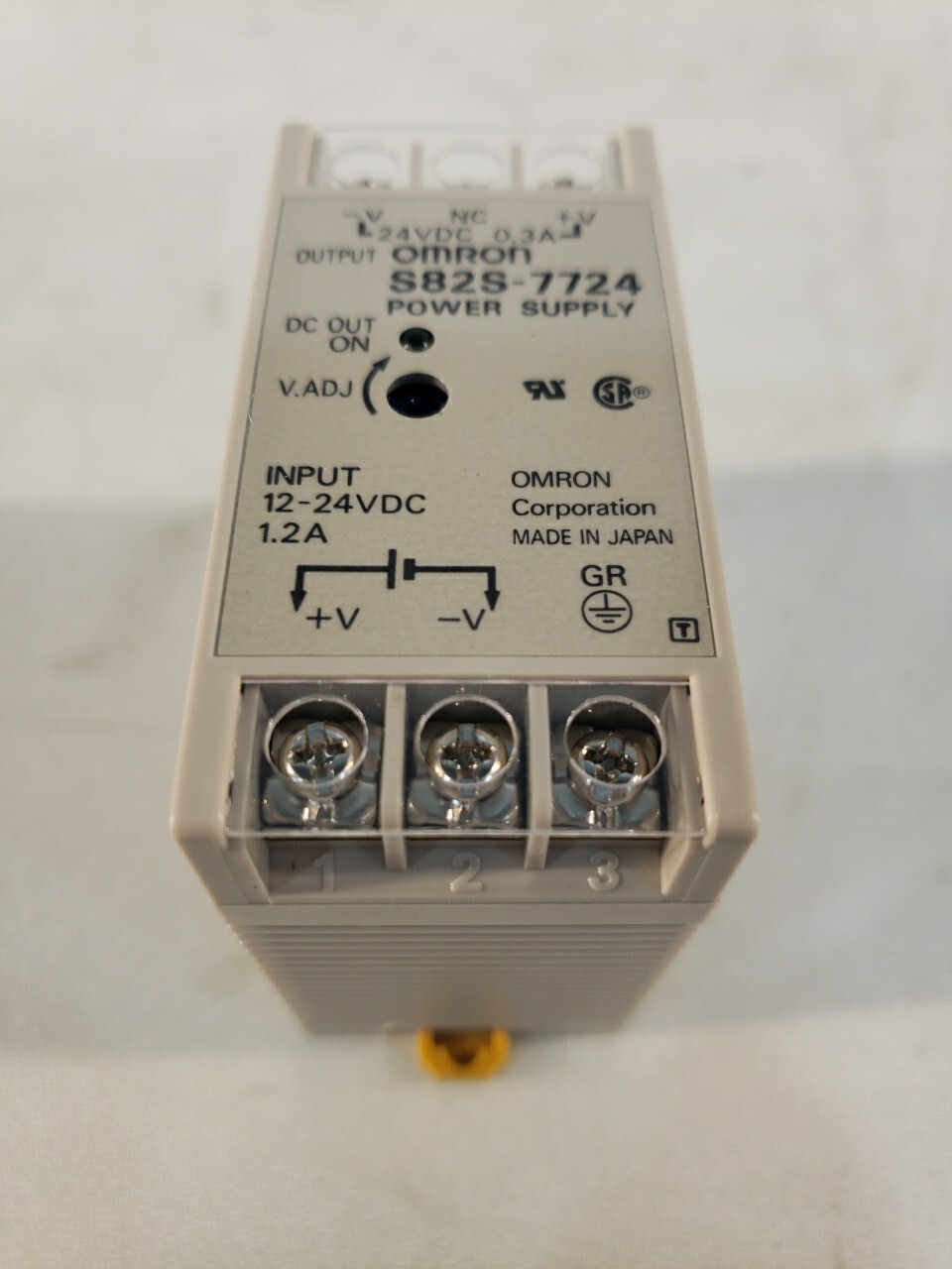Omron S82S-7724 Power Supply Input:12-24V DC 1.2A Output: 24V DC 0.3A ...