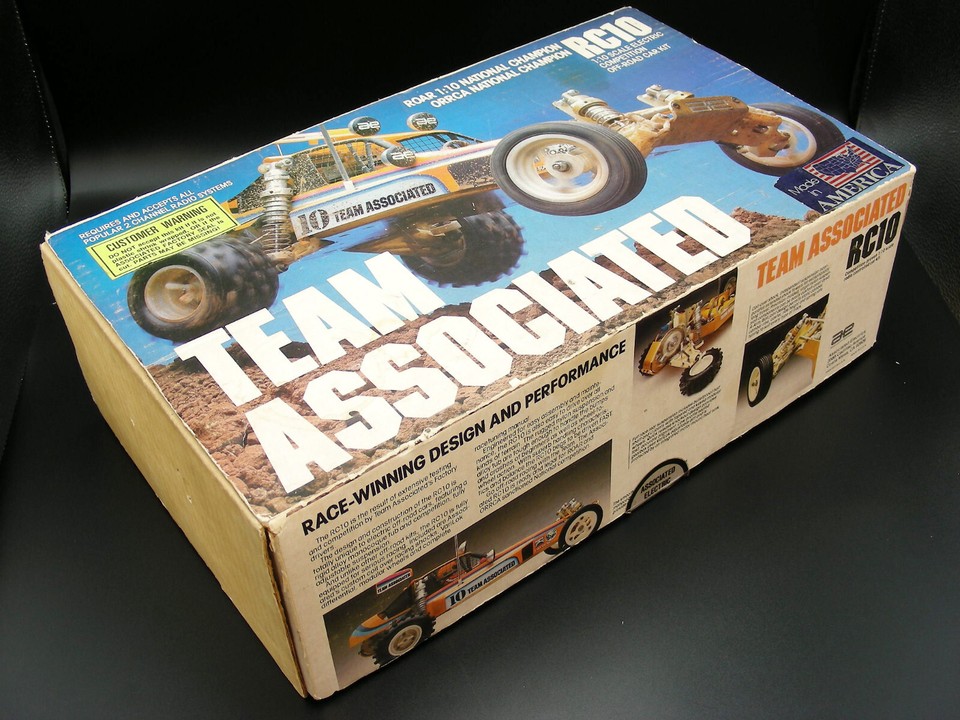 Vintage 1986 Team Associated RC10 6000-6020 Buggy Cadillac EMPTY KIT ...