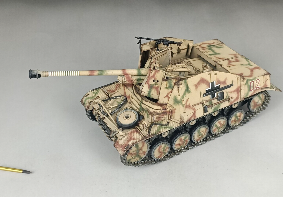 1/35 Built WWII German Marder II Tank Destroyer w/2 Figures ...