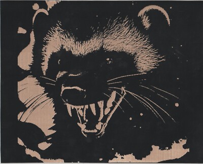 WOLVERINE Scratchboard Art 8 x 10 | eBay