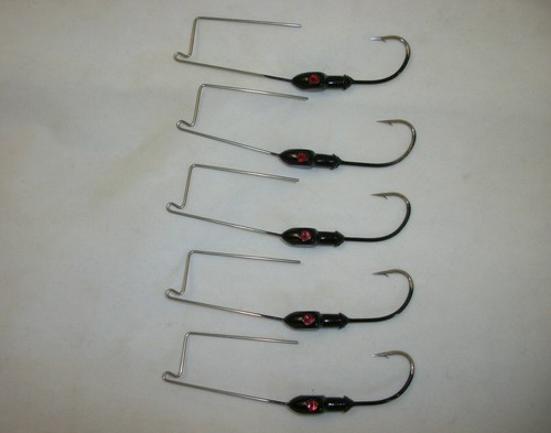 5 Mini Buzz Bait Heads * COLOR: BLACK * size 1/8 oz. #1 wire form | eBay