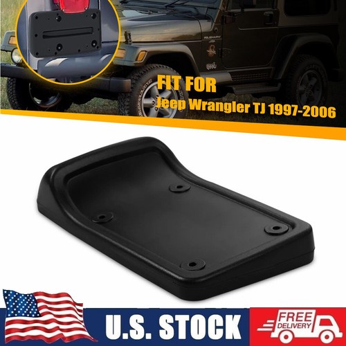 For Jeep Wrangler TJ 1997-2006 Rear License Plate Bracket Holder Mount ...