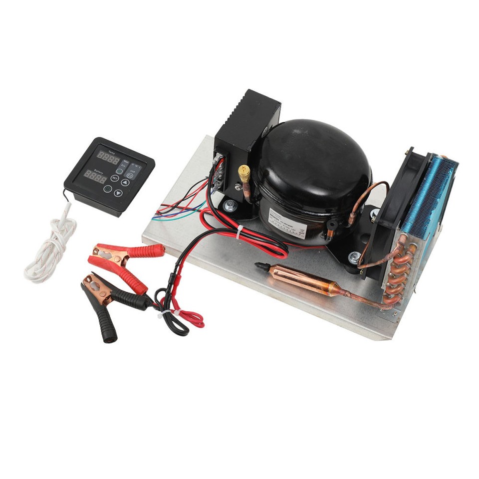 BD25HC Compressor Condenser Car Refrigerator Solar Freezer DC 12V 24V ...
