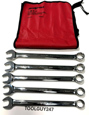 SNAP ON TOOLS USA SOEXM705 5pc 20–24mm 12 Pt Flank Drive Plus Metric ...