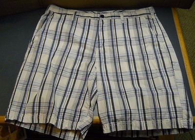 CROFT & BARROW PLAID SHORTS SIZE 36 WAIST HIKING BOARD GOLF CASUAL | eBay
