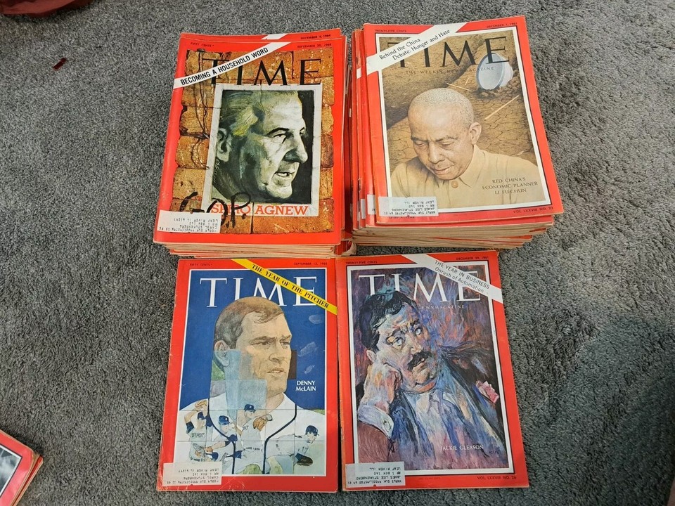 Huge Lot 59 Vintage Time Magazines From 1960s | eBay