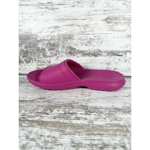 NEW Youth Crocs Classic Slides Sandals Candy Pink Sz 1 | eBay