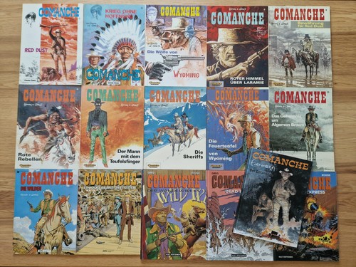 Comanche - Band 1-15 + Der Gefangene - Hermann & Greg - Carlsen & Kult ...