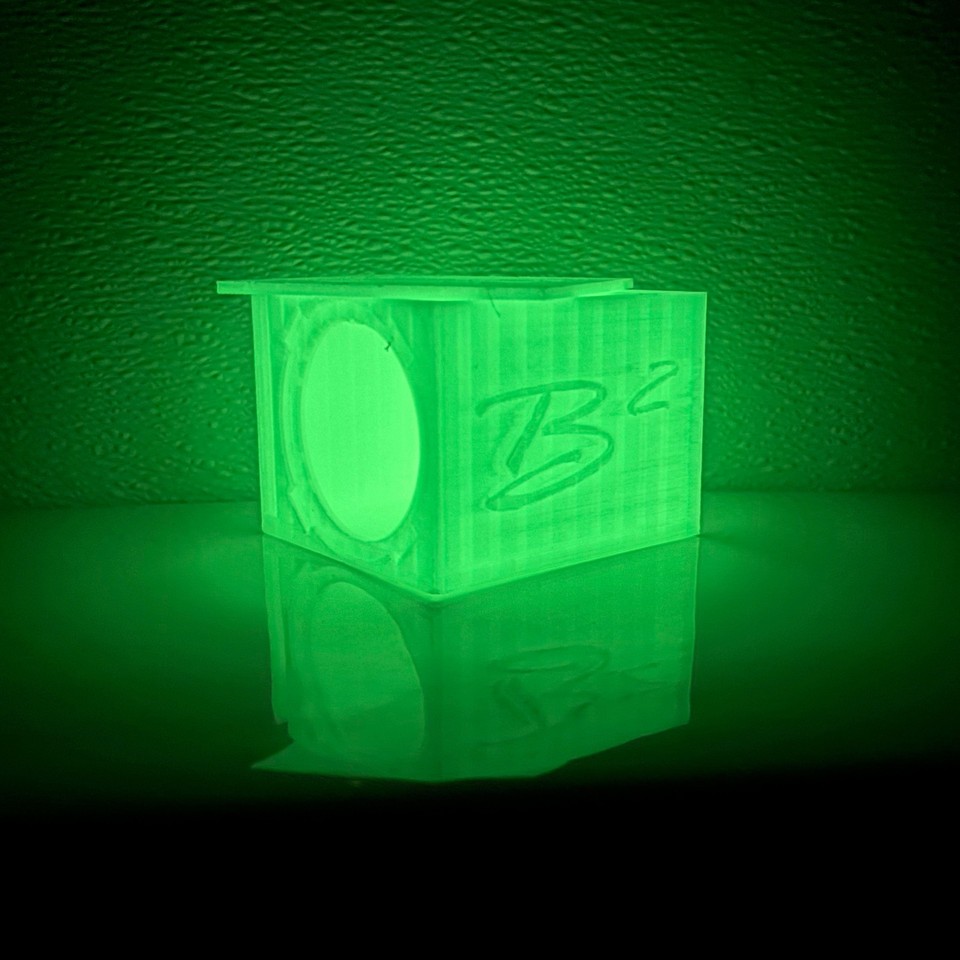 Single Ported Glow in the Dark 3D-Printed Subwoofer Box for B2 Audio ...
