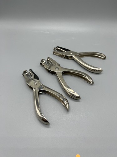 Lot Of 3 Hole Punchers Scrapbooking Tools Desk School Supplies Teacher ...