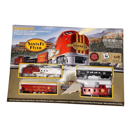 Bachmann HO Santa FE Flyer Train Set- 00647 New Missing EZ Track | eBay