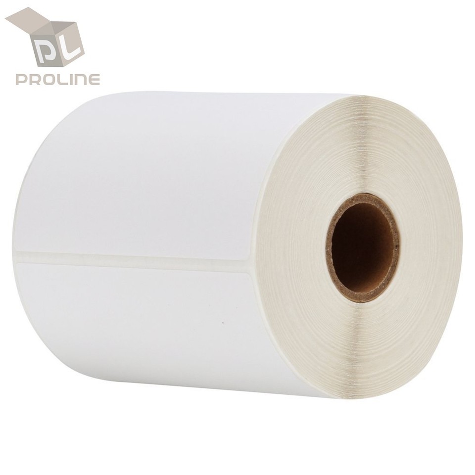 8 Rolls 4x6 Direct Thermal Perforated Labels 250PR for Zebra 2844 ZP450 ...