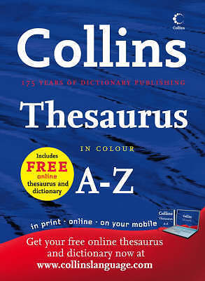 Collins Thesaurus A-Z: Complete and Unabridged by HarperCollins ...