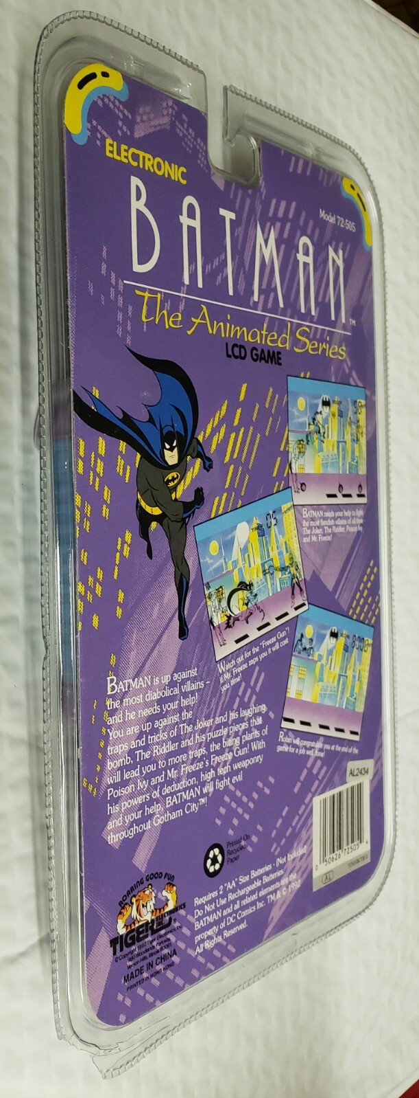 Tiger Electronics Batman Animated Series LCD Game Unopened 1992 for ...